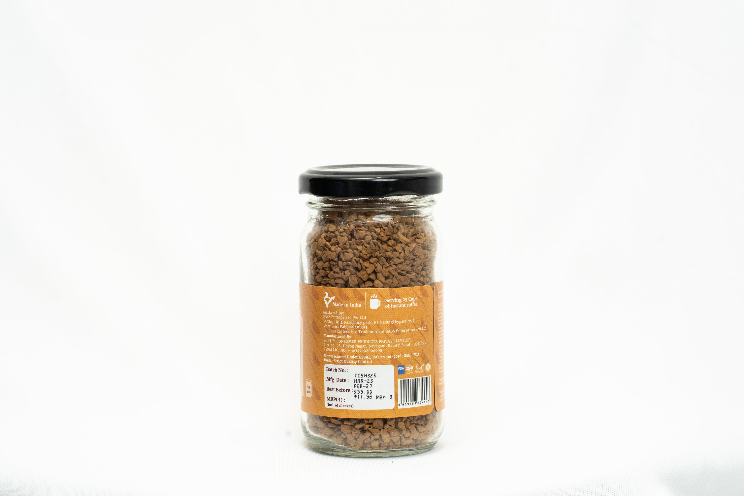 Buy Nutkhat Hazelnut Flavored Instant Coffee Powder 50gms