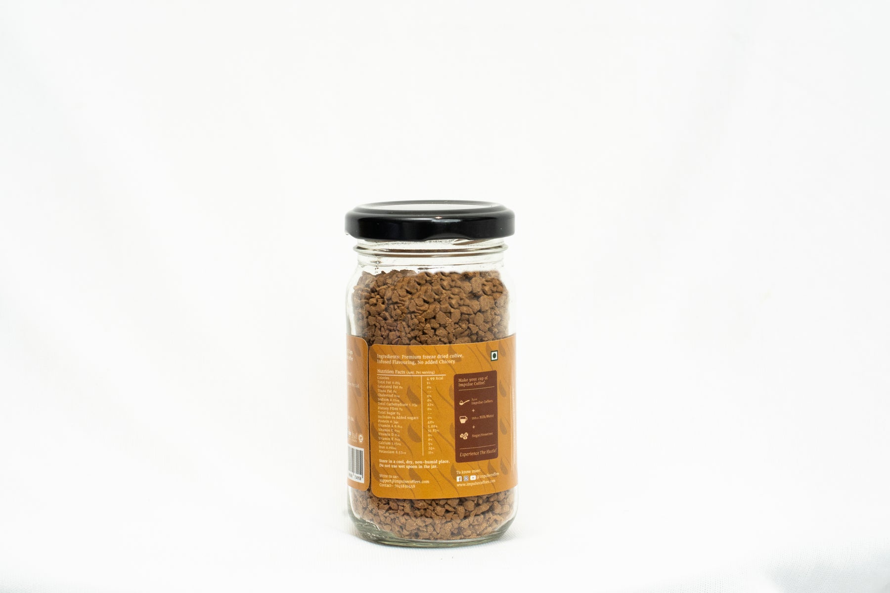Buy Hazelnut Flavored Instant Coffee Powder 50gms