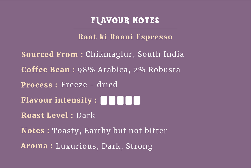 Raat ki Rani Espresso Instant Coffee Powder 100 gms